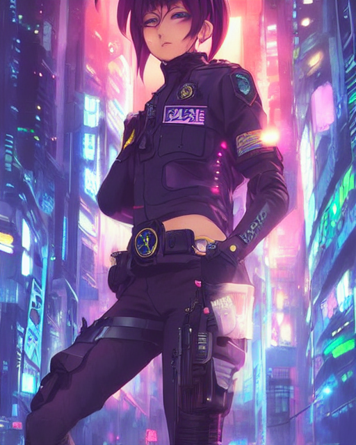 Anime Girl Cop
