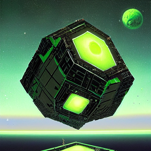 Borg Cube Wallpaper