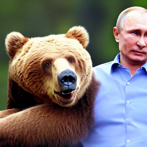 Vladimir Putin Bear Riding