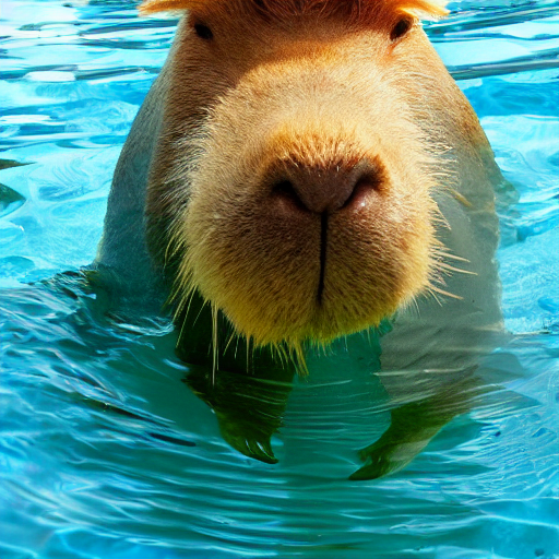 Capybara Swimming Pool
