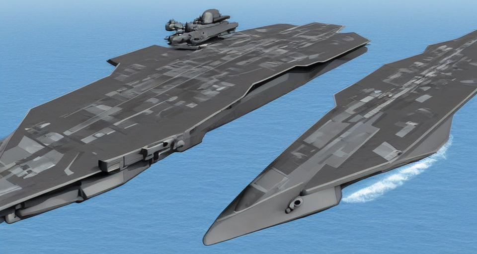 Futuristic Aircraft Carrier