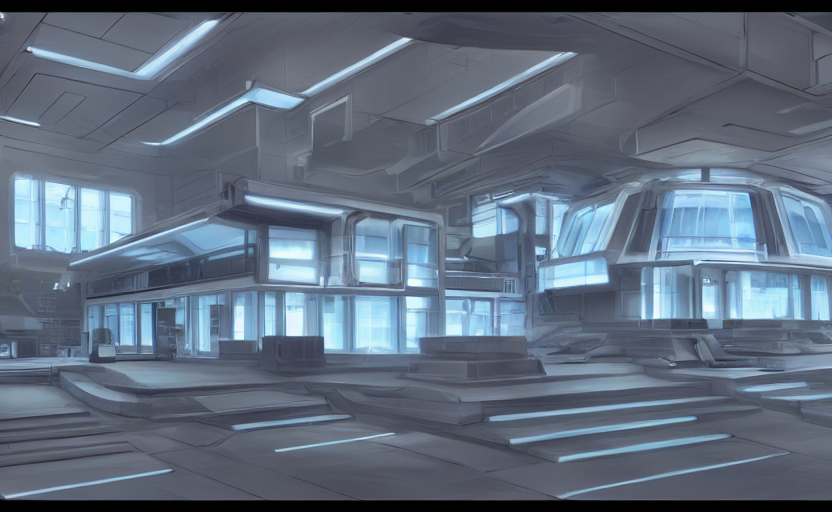 Futuristic Police Station