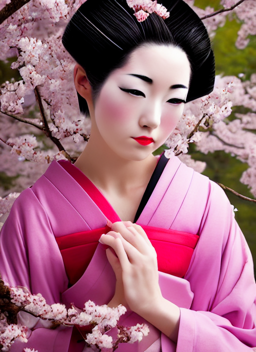Japanese Geisha Makeup