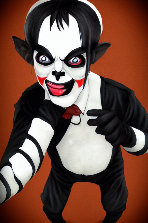 Evil Mime Face