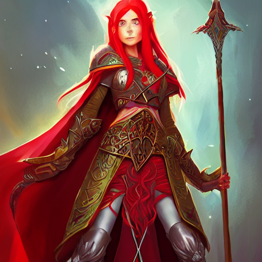 Female Elven Cleric Female Elven Cleric