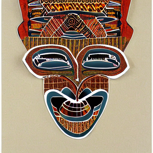 African Tribal Mask Patterns
