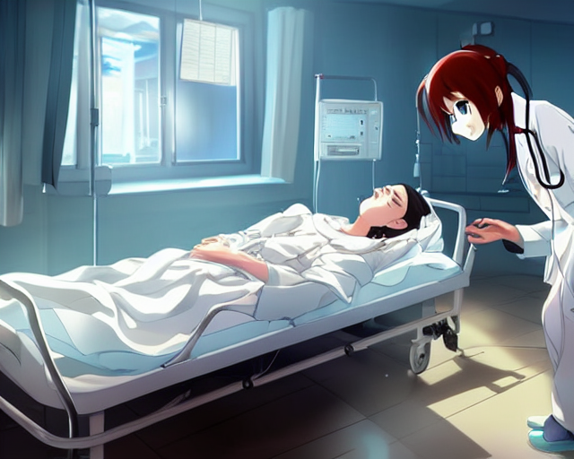 Anime Hospital Patient