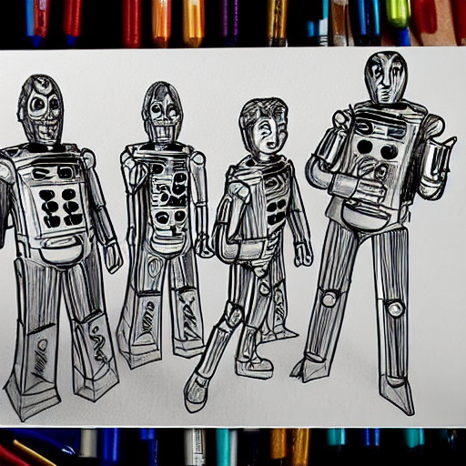 Cyberman Drawing