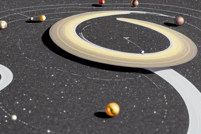 Miniature Solar System Model