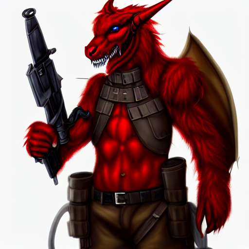 Red Dragon Anthro