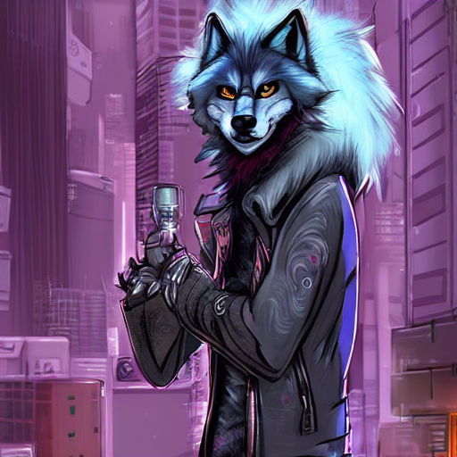 prompthunt: beautiful furry art portrait digital art commission of a ...