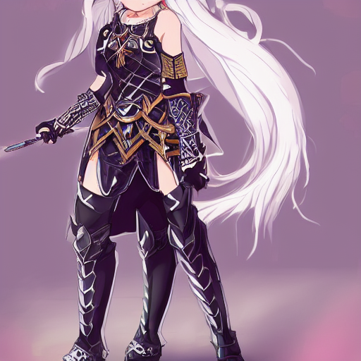 Anime Female Knight Armor