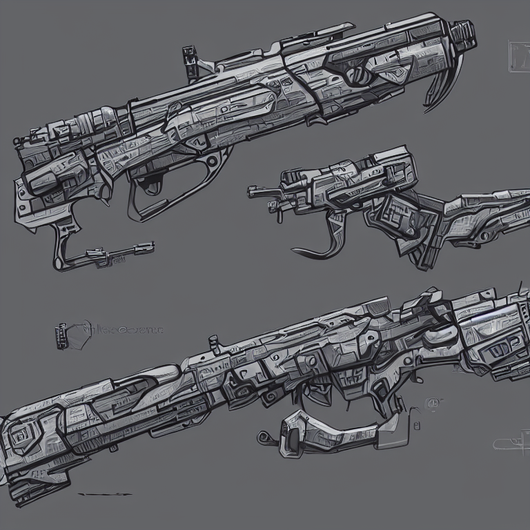 Futuristic Weapons Concept Art
