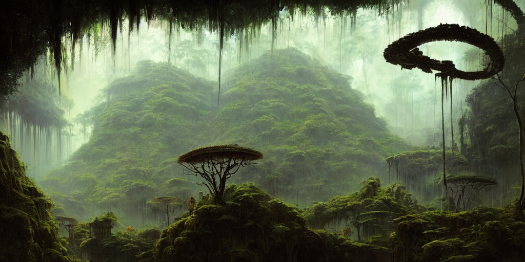 Sci Fi Concept Art Jungle