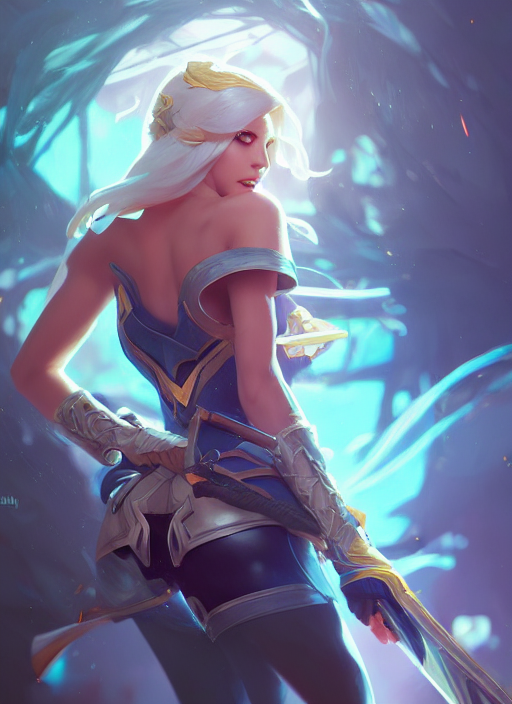 Freljord Ashe Splash Art