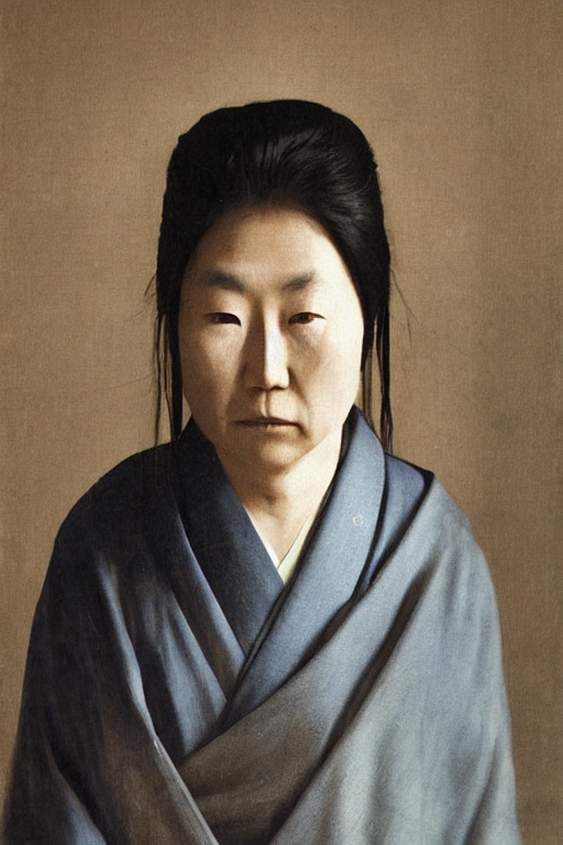 Japanese Woman Face