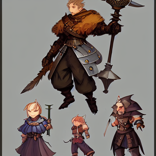 Final Fantasy Character Art