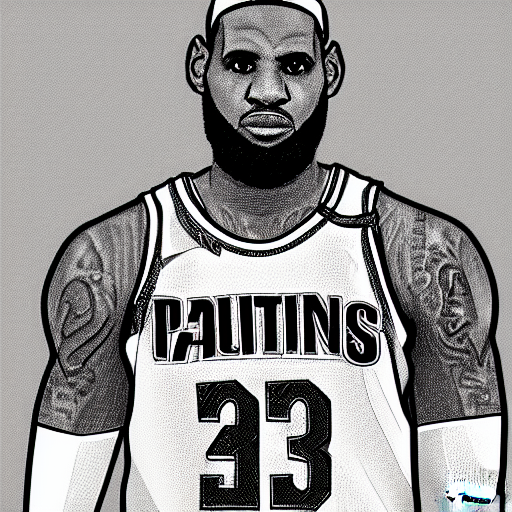 Lebron James Drawing Step By Step