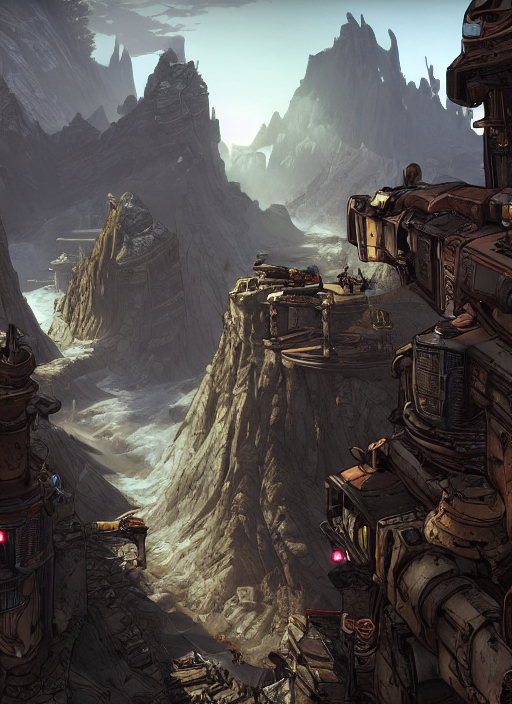 prompthunt: Borderlands 2 , Dynamic lighting, cinematic, establishing ...