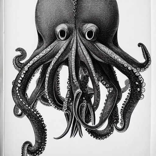 prompthunt: a monster of vaguely anthropoid outline, but with an ...