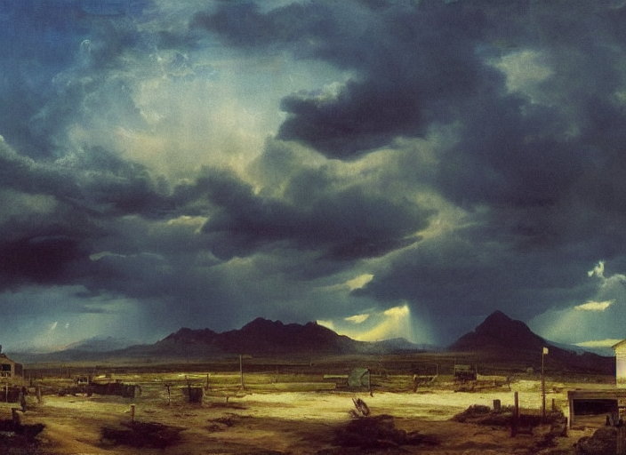 Storm Clouds Painting