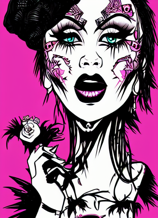 Psychobilly Drawings