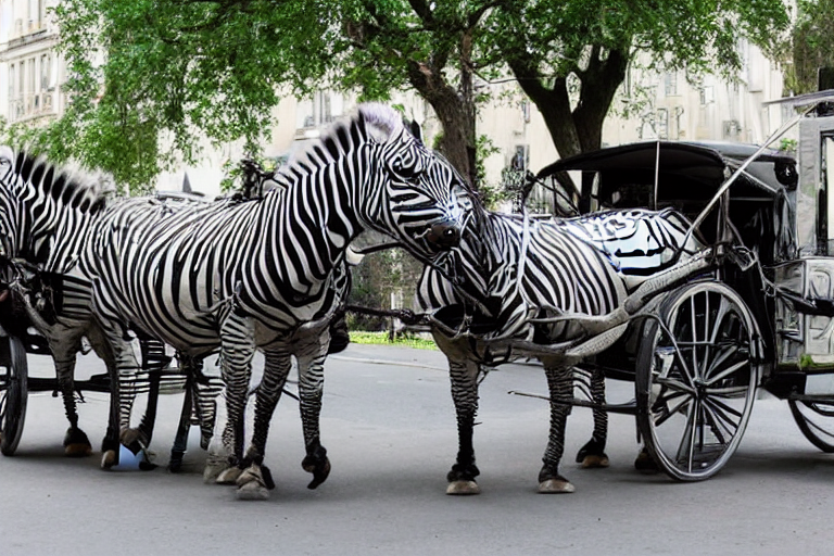 Zebra Baby Carriage