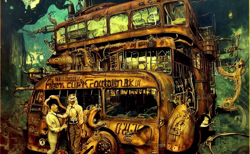 School Bus Painting