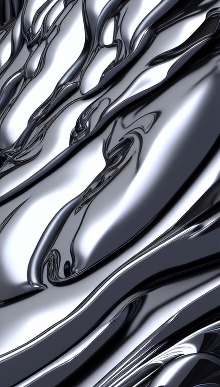 Liquid Chrome Wallpaper