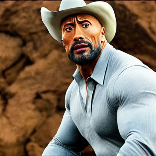 Dwayne Johnson With Beard