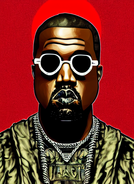 Kanye Sunglasses Vector