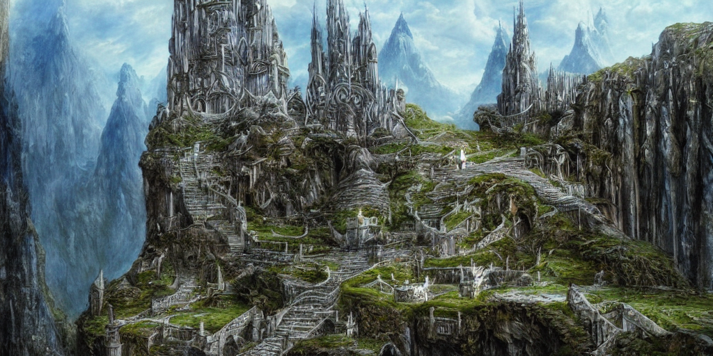 Mountain City Concept Art