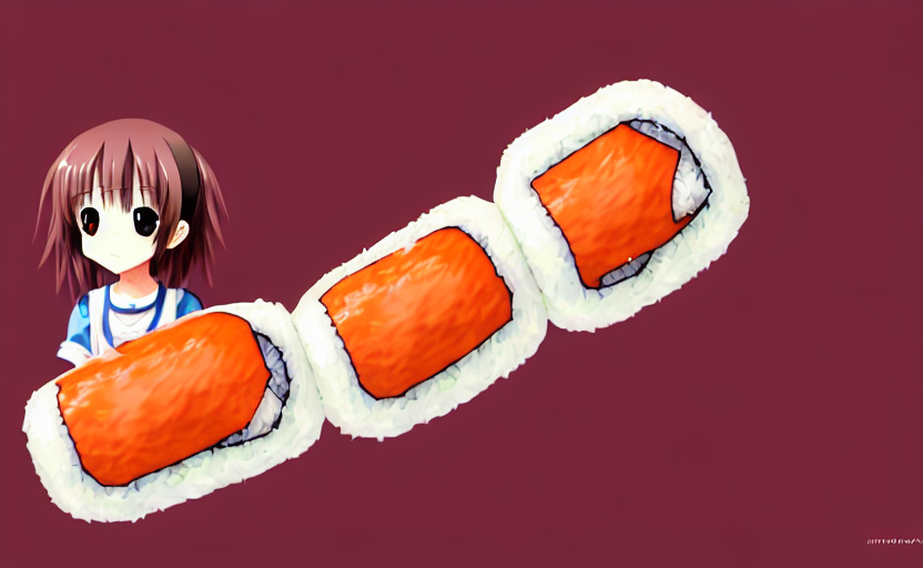 Cute Anime Sushi