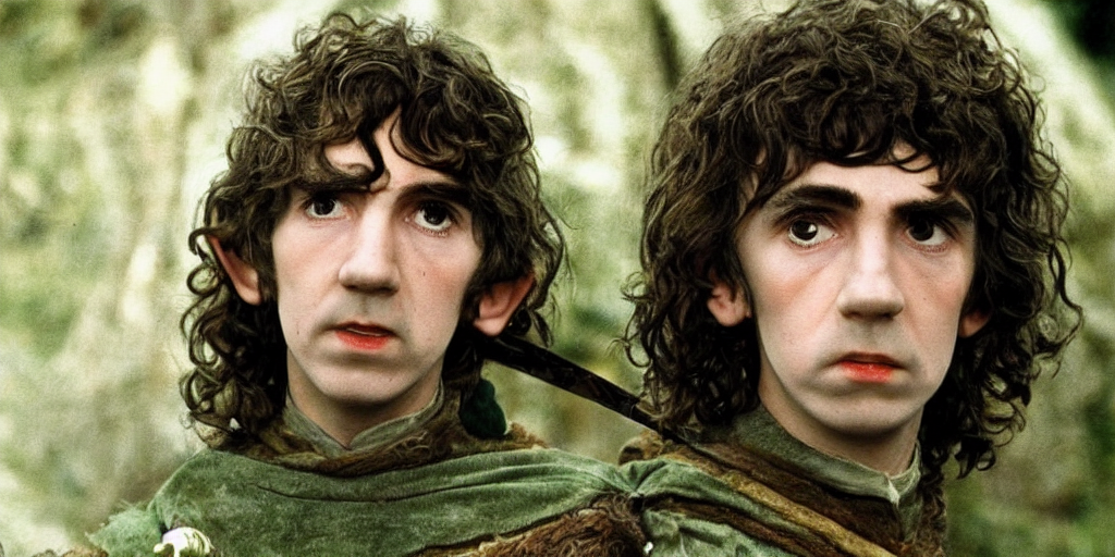 Young George Harrison Color