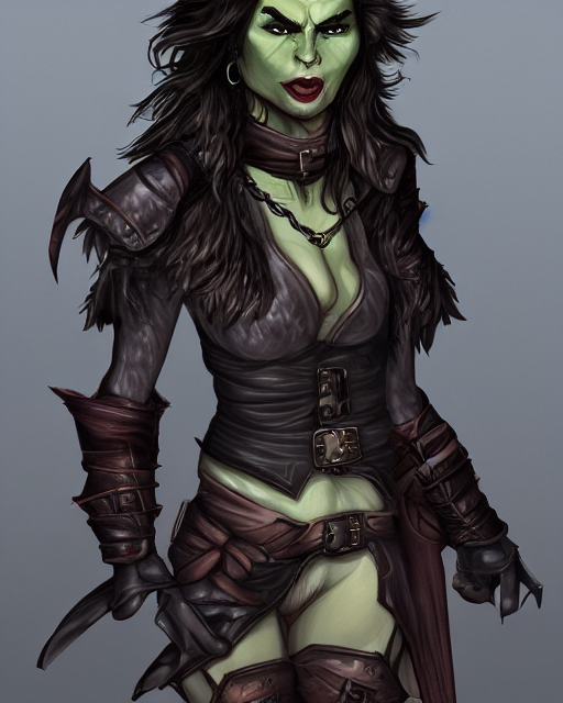 Female Half Orc Female Half Orc