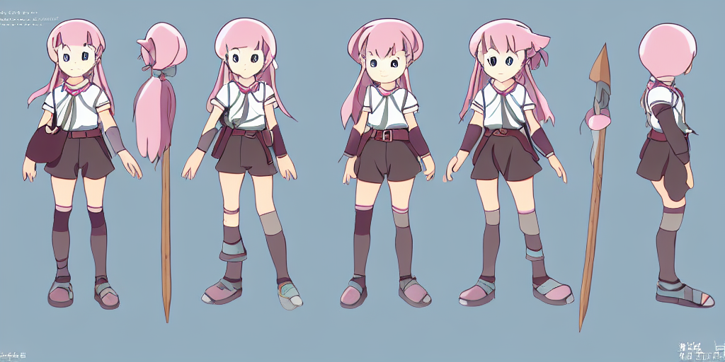 Female Character Model Sheet