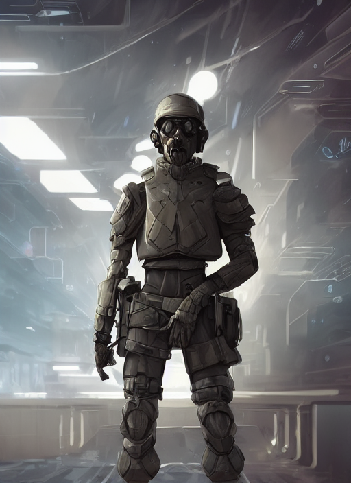 prompthunt: a futuristic soldier in an officers uniform, 4 k, hd ...