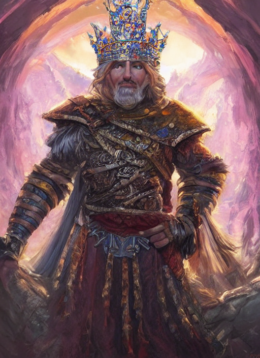 prompthunt: old king wearing crown, ultra detailed fantasy, dndbeyond ...