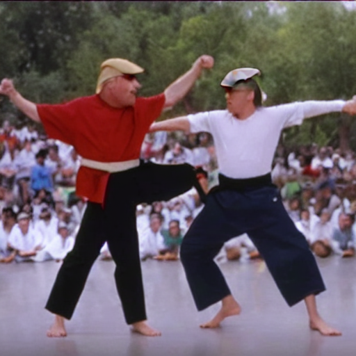 The Karate Kid 1984 Crane Kick