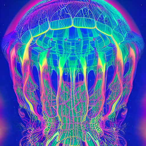 Deep Sea Rainbow Jellyfish