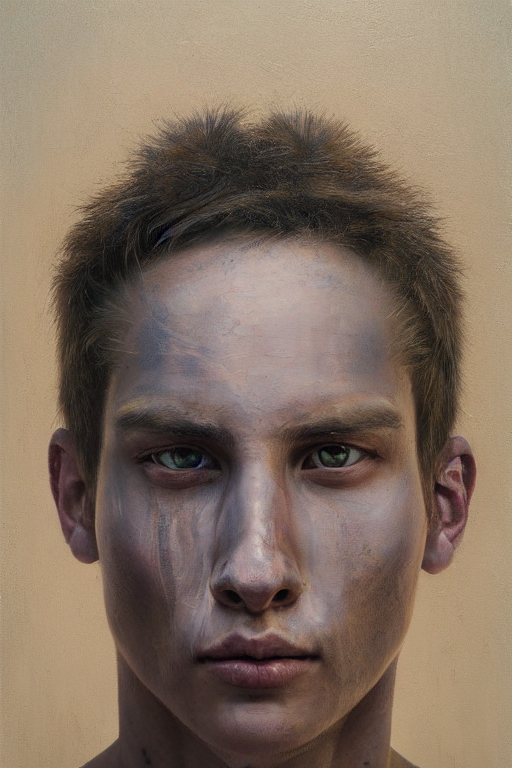 Human Male Face Reference