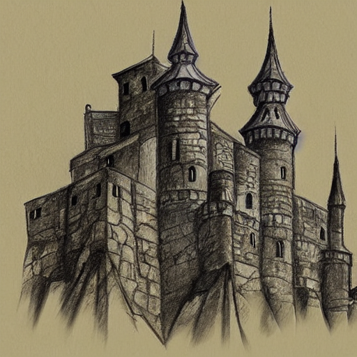 How To Draw A Realistic Castle