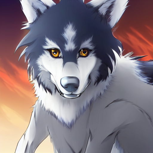 Anime Angry Wolf Eyes