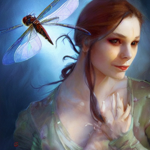 Dragonfly Fantasy Wallpaper