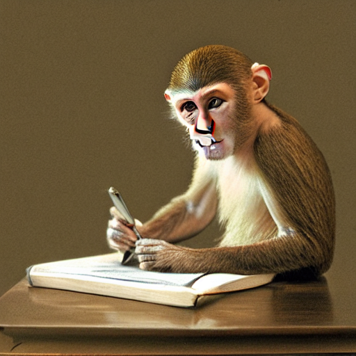 Monkey Writing