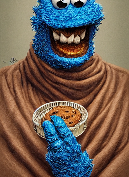Scary Cookie Monster