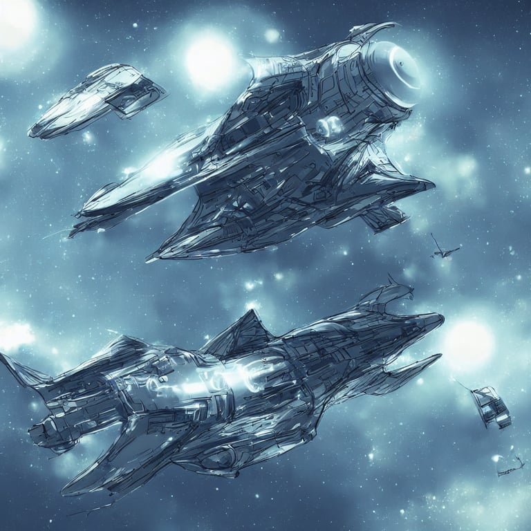 prompthunt: nasapunk spaceship designs, realistic, starfield, realism ...