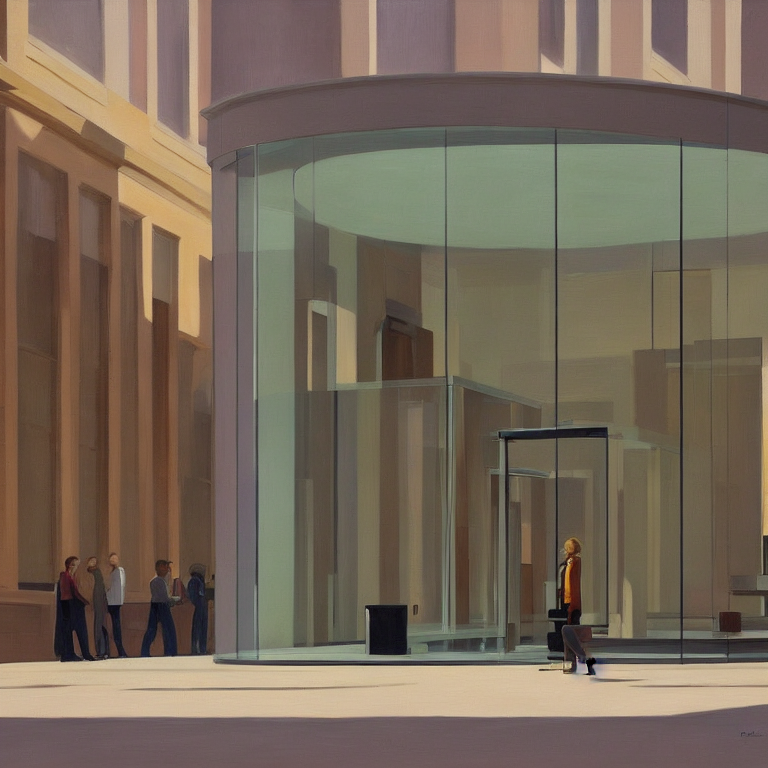 Empty Apple Store