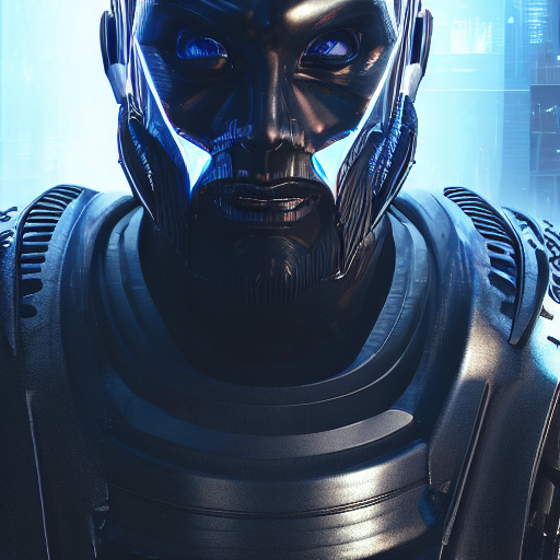 prompthunt: evil cyberpunk dark lord, highly detailed, photorealistic ...