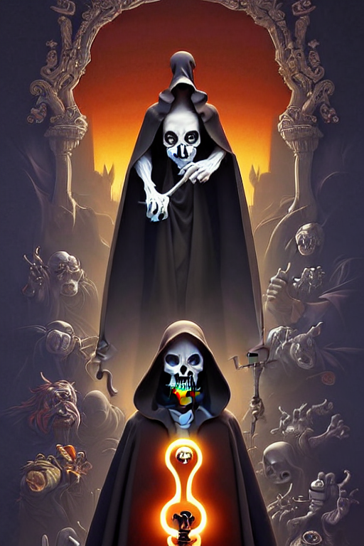 Little Grim Reaper Wallpaper